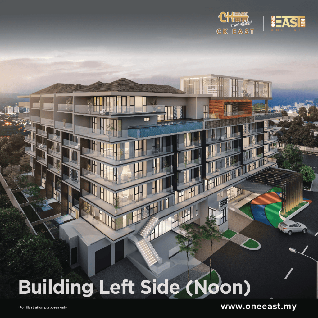 Building left side (noon) - CK East Group