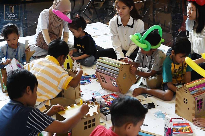KIDS CARDBOARD HOUSE COLOURING CONTEST AT RENCANA ROYALE - CK East Group